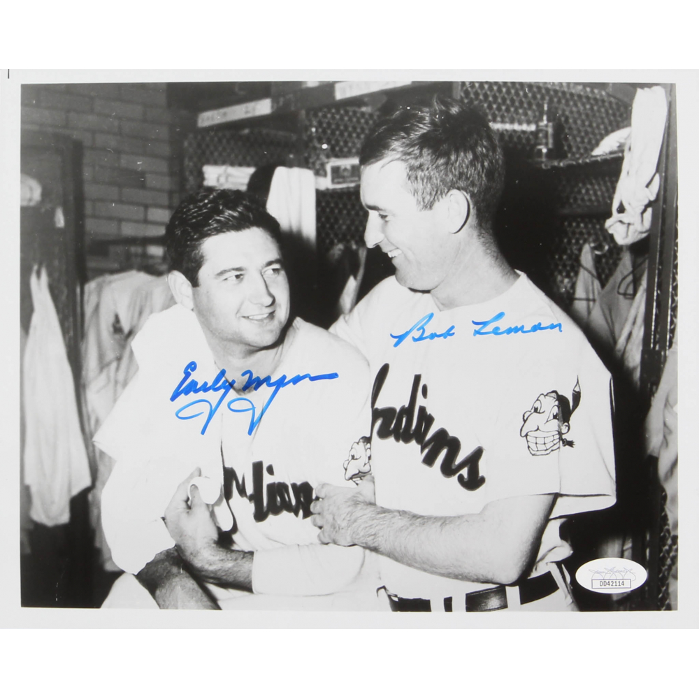 Early Wynn & Bob Lemon Signed Cleveland Indians 8x10 Photo (JSA COA ...