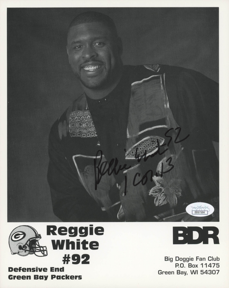 Reggie White Signed 8x10 Photo (JSA COA) | Pristine Auction