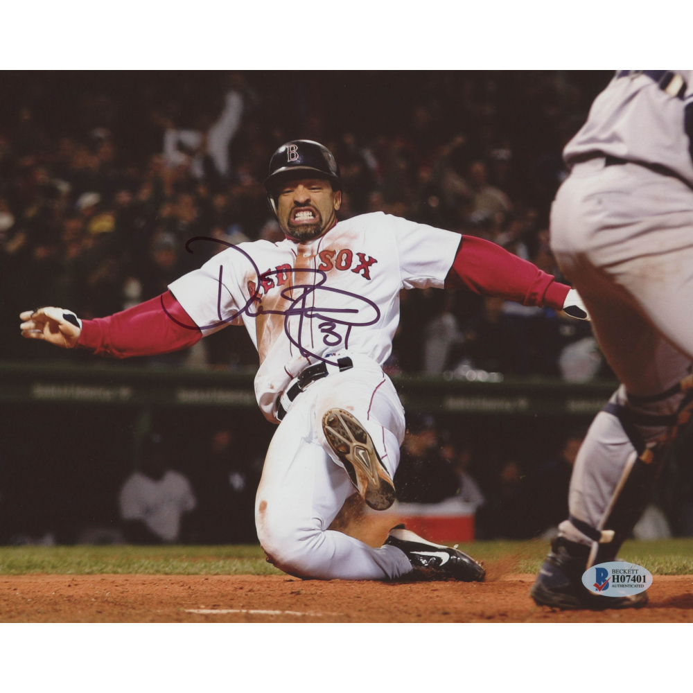 Dave Roberts Signed Boston Red Sox 8x10 Photo (Beckett COA) | Pristine ...