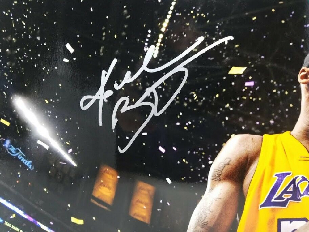 Kobe Bryant Signed Los Angeles Lakers "5x Champ" 16x24 Limited Edition ...