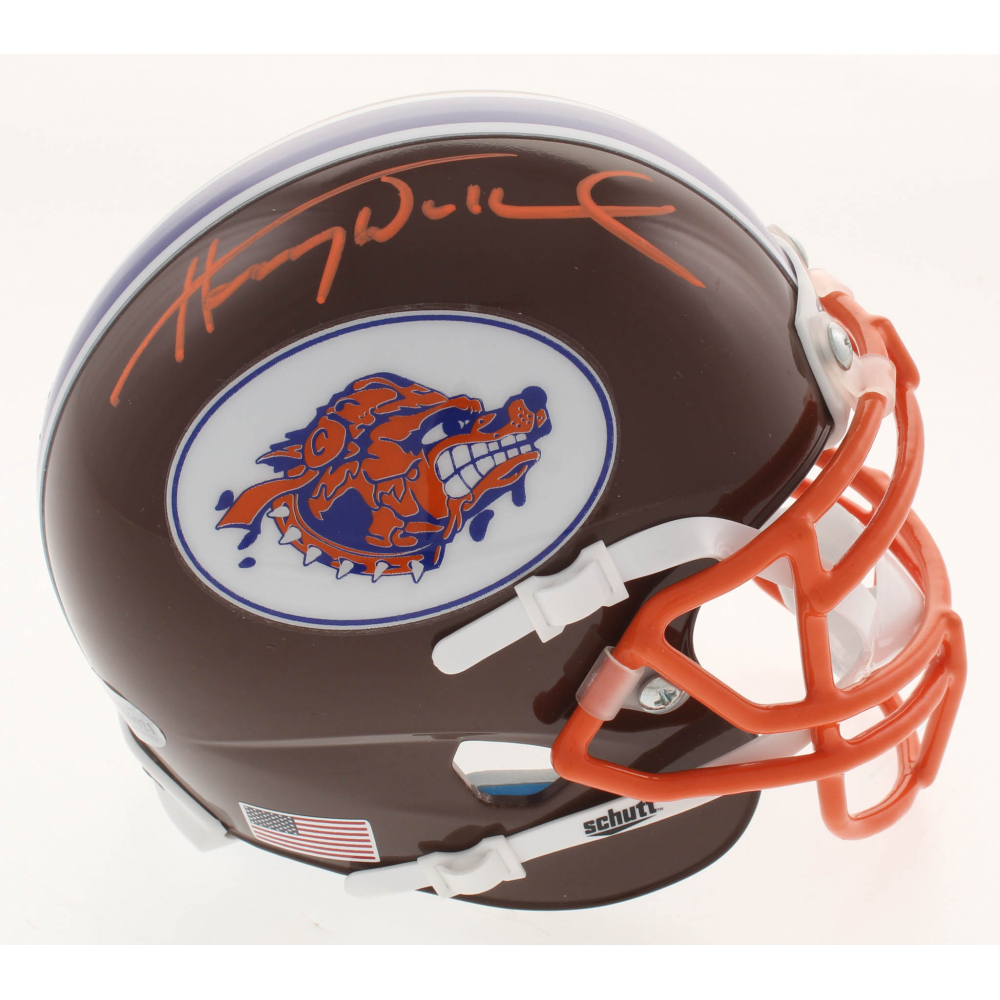 Henry Winkler Signed "The Waterboy" SCLSU Mud Dogs Mini Helmet (Beckett ...