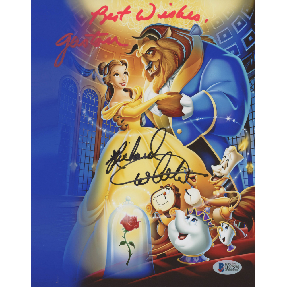 Richard White Signed "Beauty and The Beast" 8x10 Photo Inscribed "Best ...