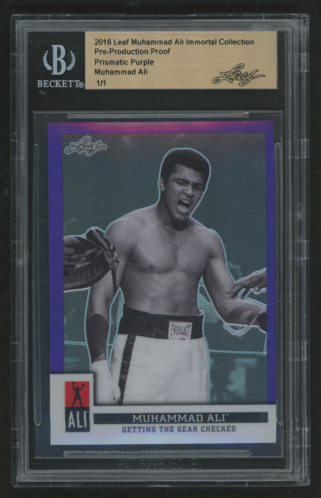 2016 Leaf Muhammad Ali Immortal Collection Muhammad Ali Pre-Production ...