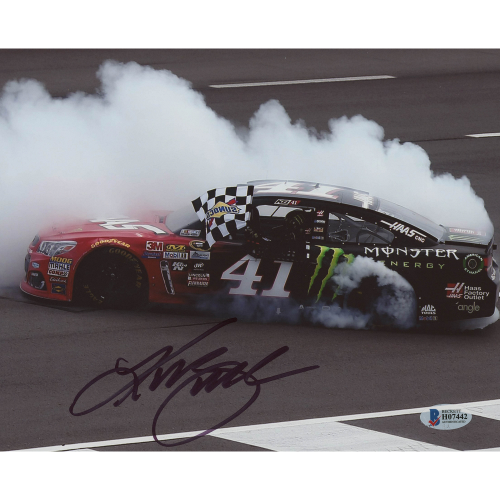 Kurt Busch Signed NASCAR 8x10 Photo (Beckett COA) | Pristine Auction