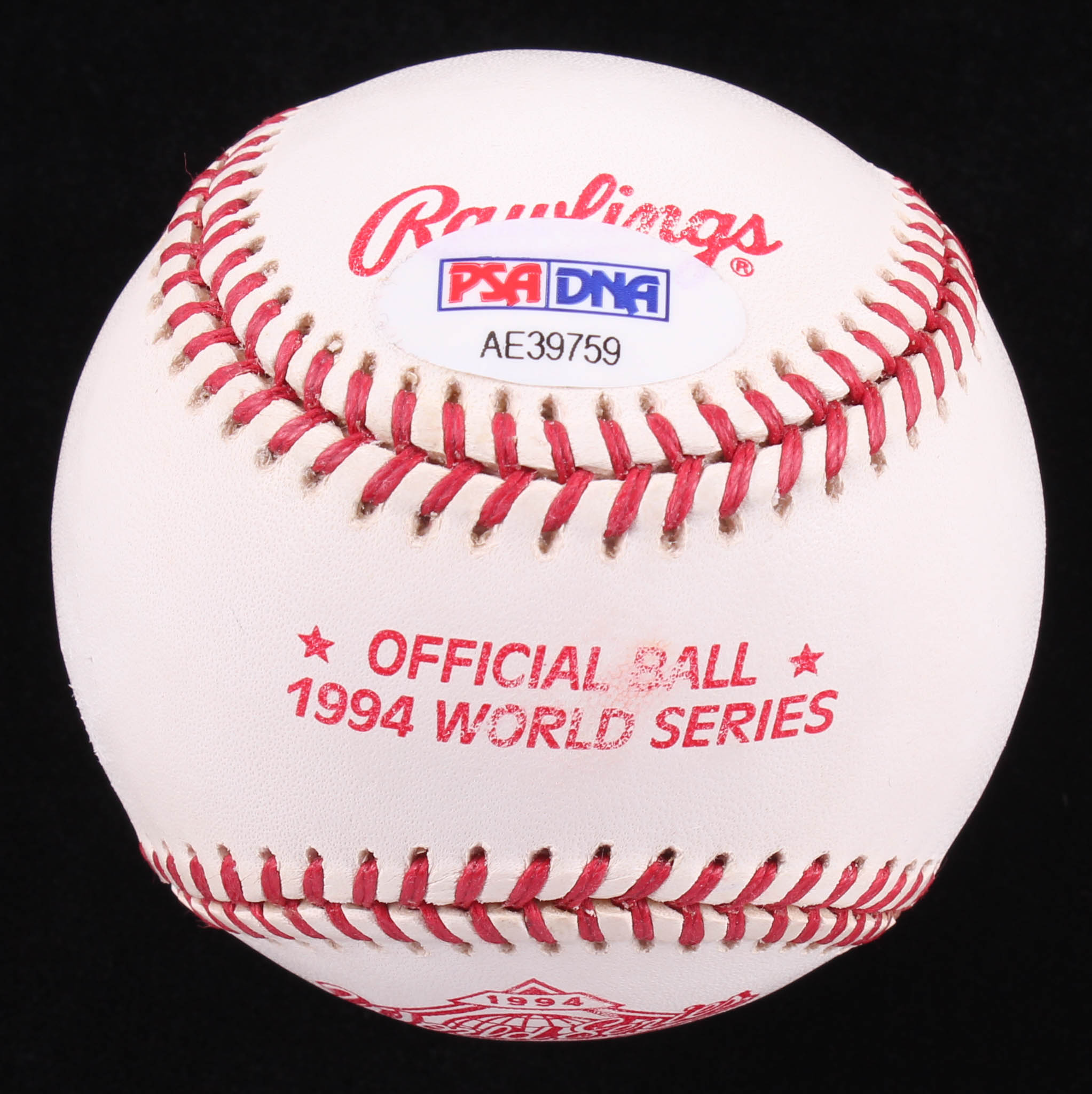 Cal Ripken Jr. Signed 1994 World Series Logo Baseball (PSA COA ...