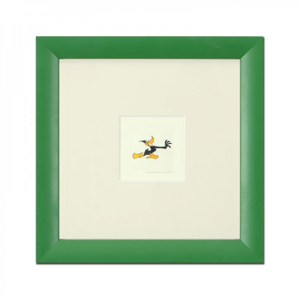 "Daffy Duck (Running)" Limited Edition 9x9 Custom Framed Etching with ...
