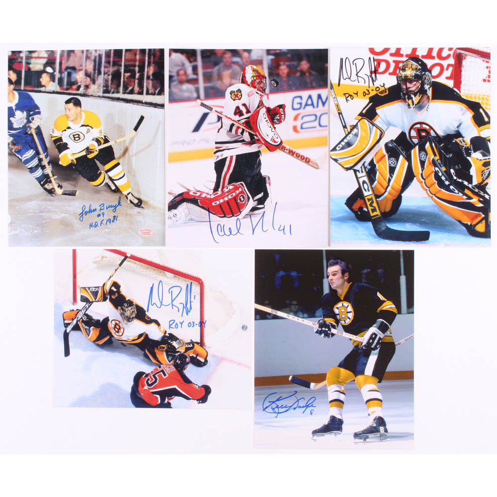 Lot of (5) Hockey Stars Signed 8x10 Photos with Johnny Bucyk, Ken Hodge ...