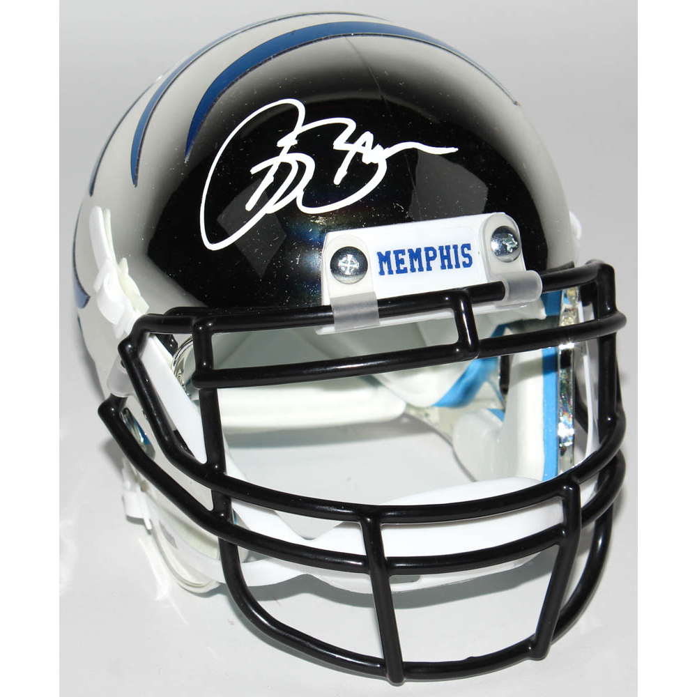 Isaac Bruce Signed Memphis Tigers Chrome Mini Helmet (Radtke COA ...