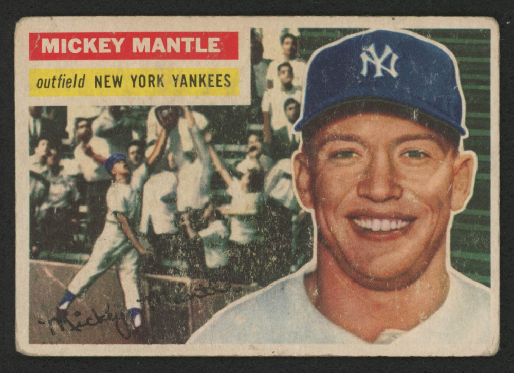 1956 Topps #135 Mickey Mantle | Pristine Auction