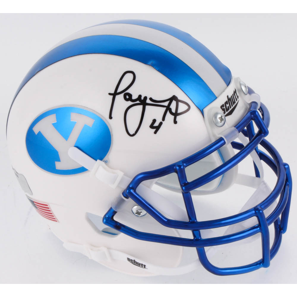 Taysom Hill Signed BYU Cougars Mini Helmet (Radtke COA) | Pristine Auction