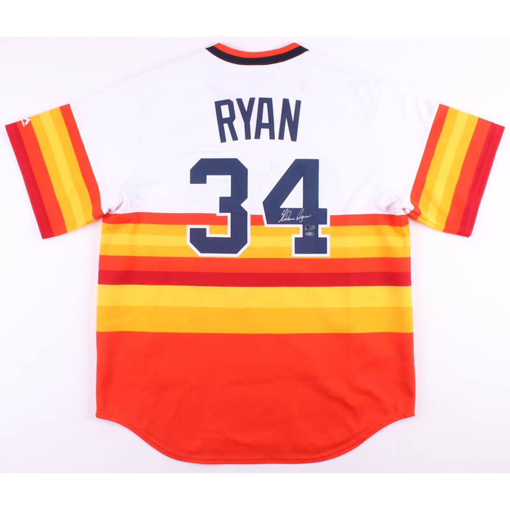 Nolan Ryan Signed Houston Astros Jersey (AIV COA & Ryan Hologram ...