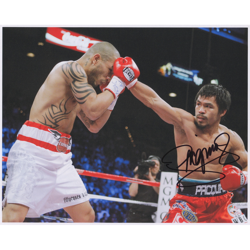 Manny Pacquiao Signed 8x10 Photo (Pacquiao COA) | Pristine Auction