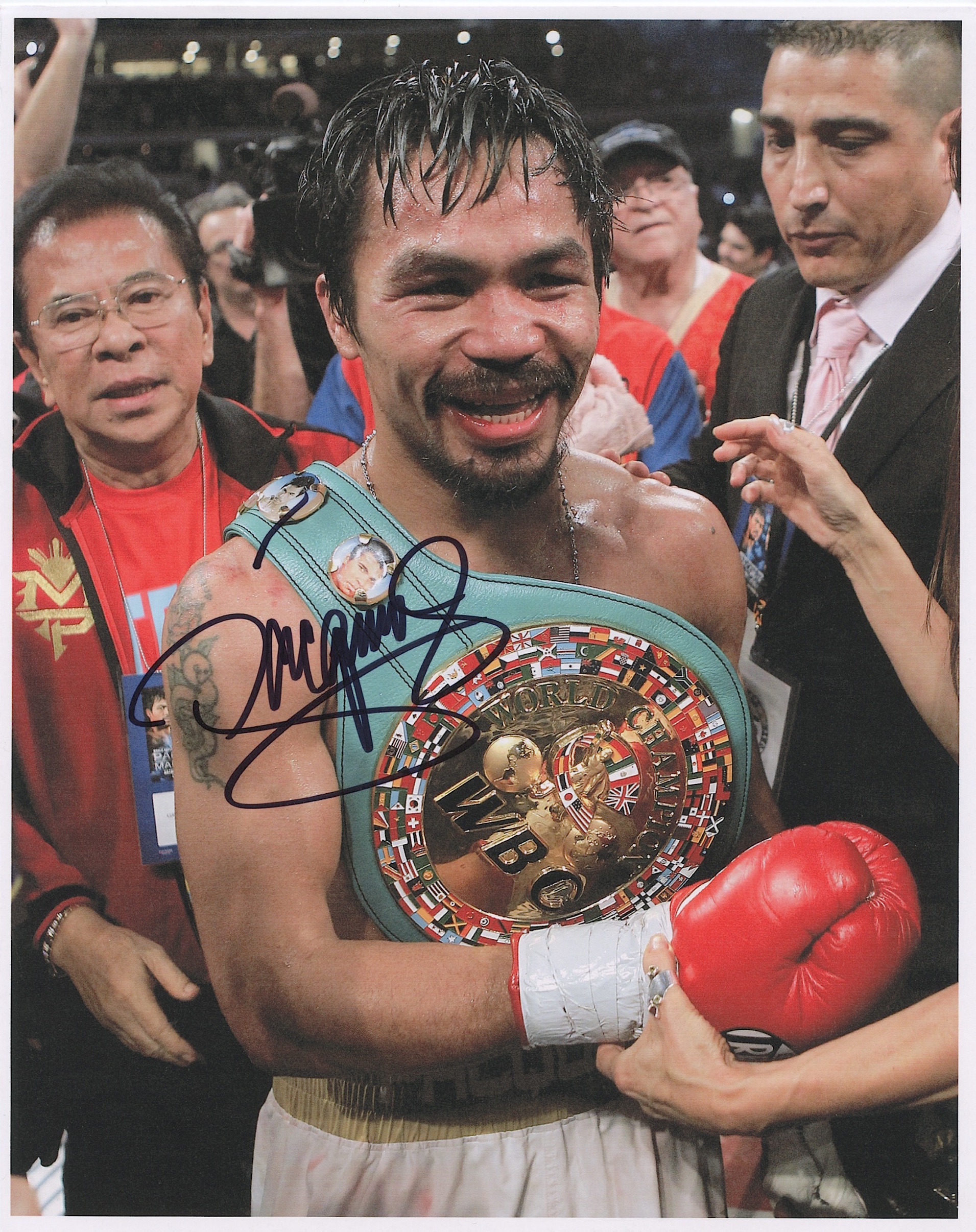 Manny Pacquiao Signed 8x10 Photo (Pacquiao COA) | Pristine Auction