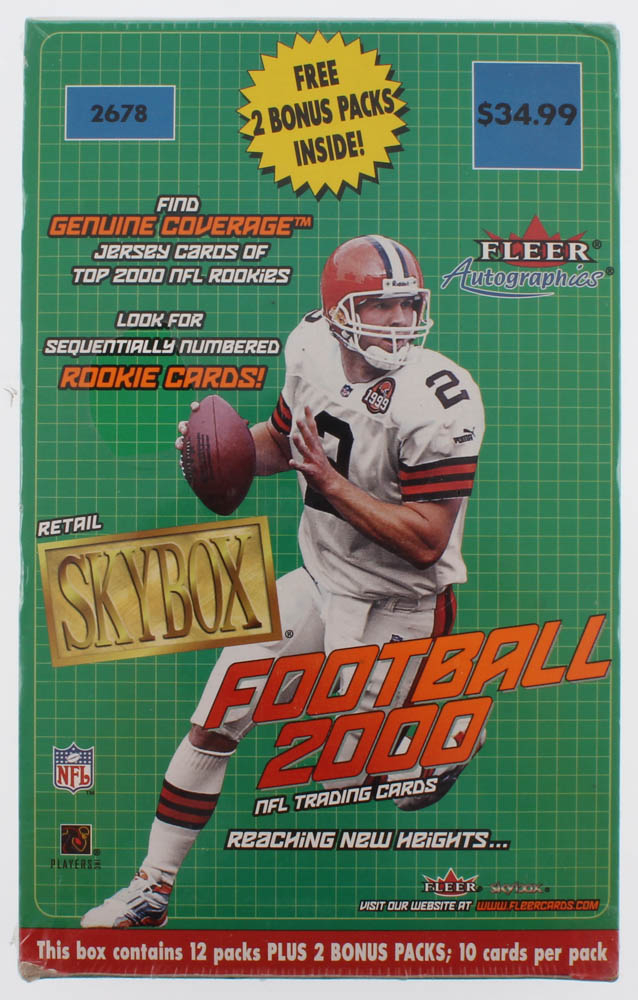 2000 Fleer Skybox Football Unopened Hobby Box of (14) Packs | Pristine ...