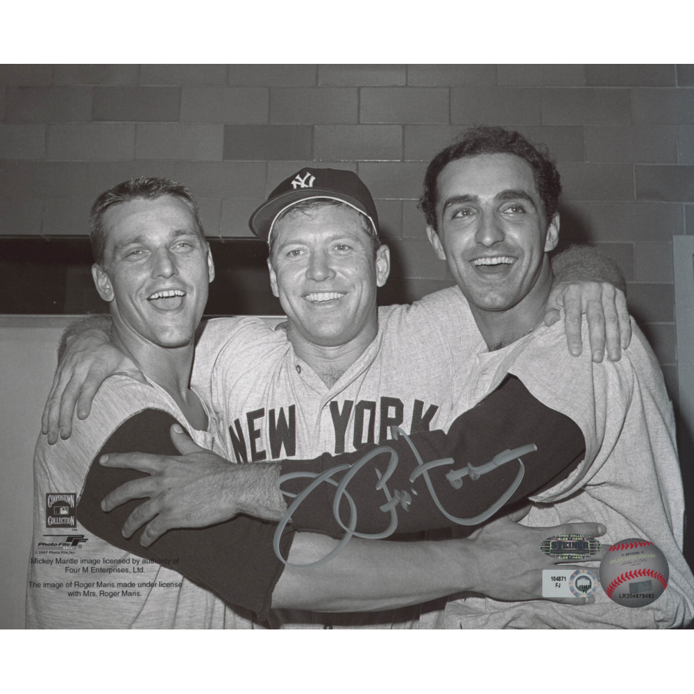 Joe Pepitone Signed New York Yankees 8x10 Photo (Steiner COA & MLB ...