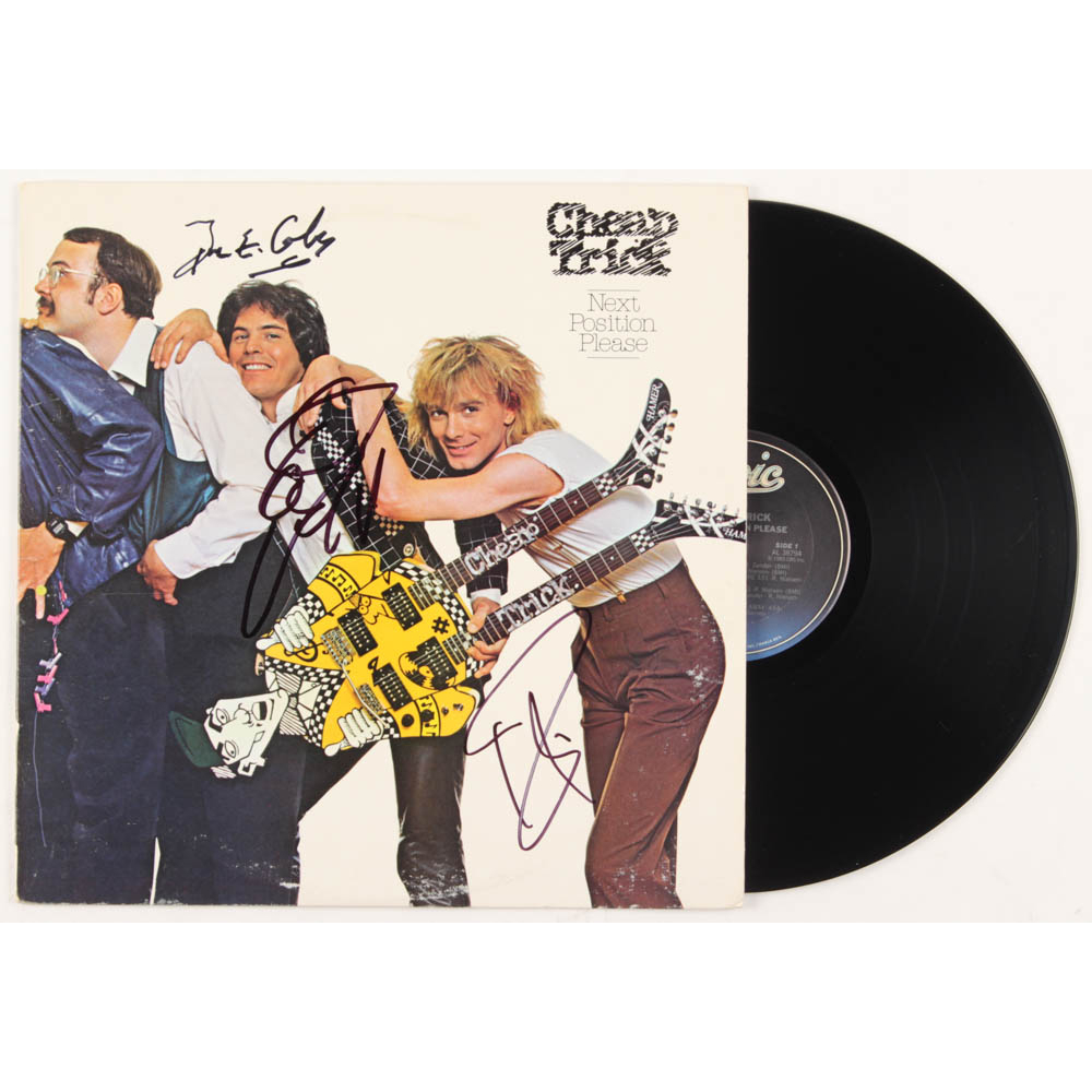 Robin Zander, Rick Nielsen & Bun E. Carlos Signed Cheap Trick "Next Position Please" Vinyl ...