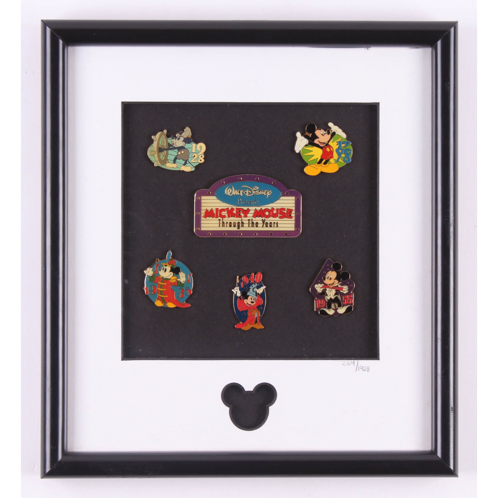 Walt Disney LE "Mickey Mouse Through the Years" 10.75x11.75 Custom ...