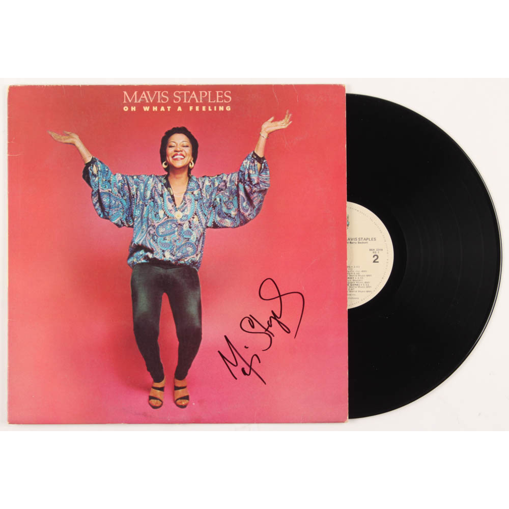 Mavis Staples Signed "Oh What A Feeling" Vinyl Record Album (JSA COA ...