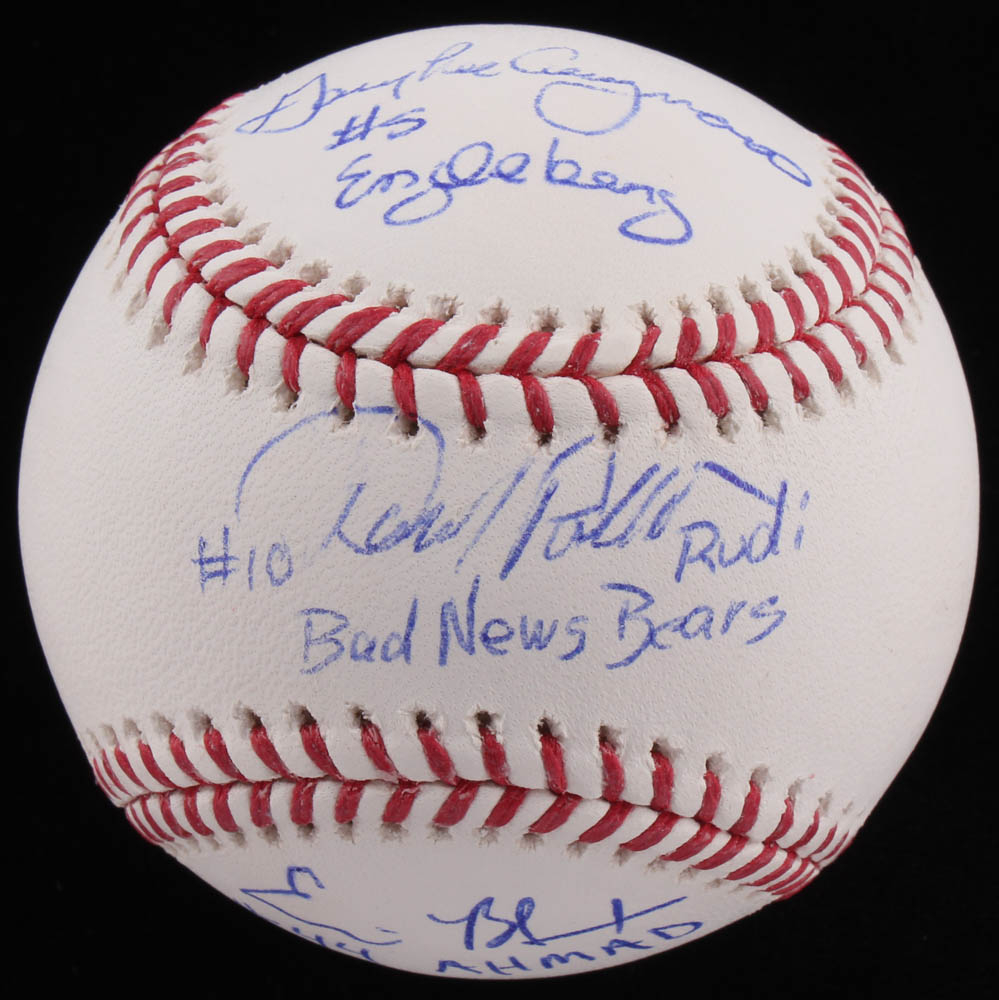 David Pollock, Erin Blunt & Gary Lee Cavagnaro Signed "Bad News Bears ...