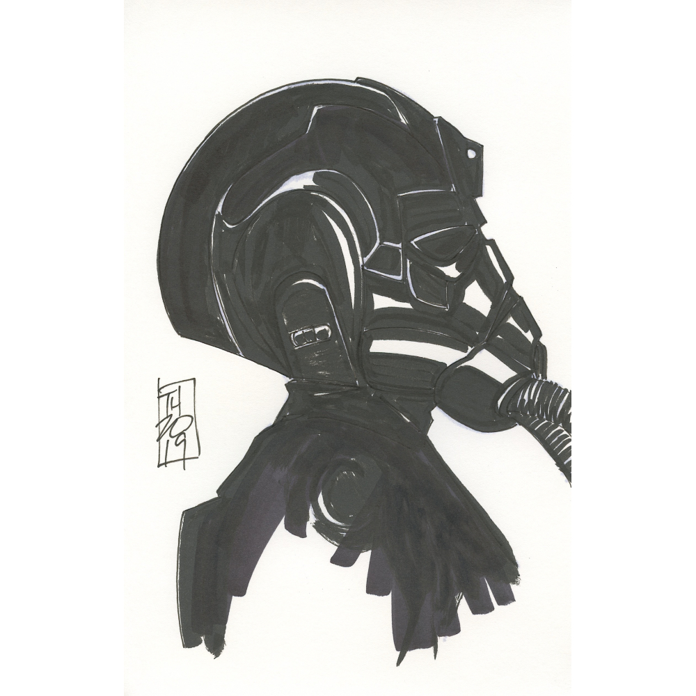 Tom Hodges - Imperial Pilot - "Star Wars" Signed ORIGINAL 5.5" x 8.5 ...