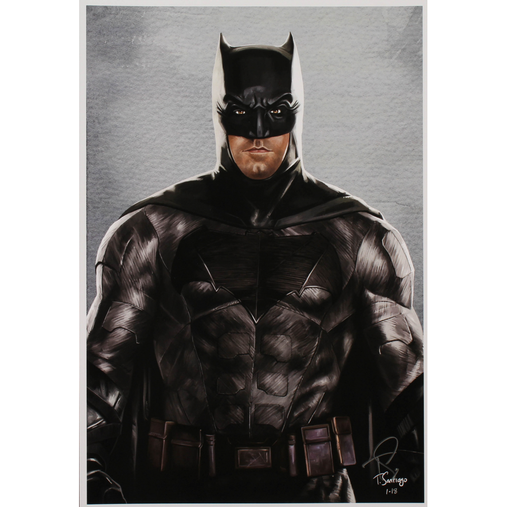 Tony Santiago - Batman - DC Comics 13x19 Signed Lithograph (PA COA ...