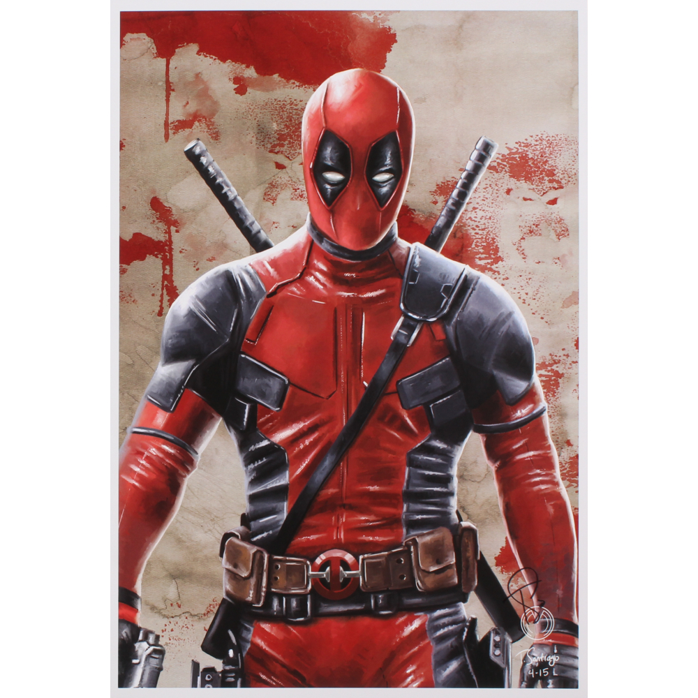 Tony Santiago - Deadpool - Marvel Comics 13x19 Signed Lithograph (PA ...