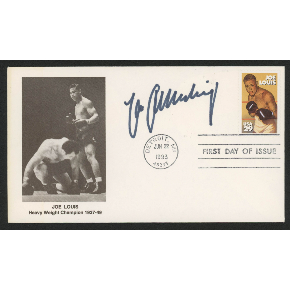 Max Schmeling Signed "Joe Lewis Heavy Weight Champion" First Day Issue ...