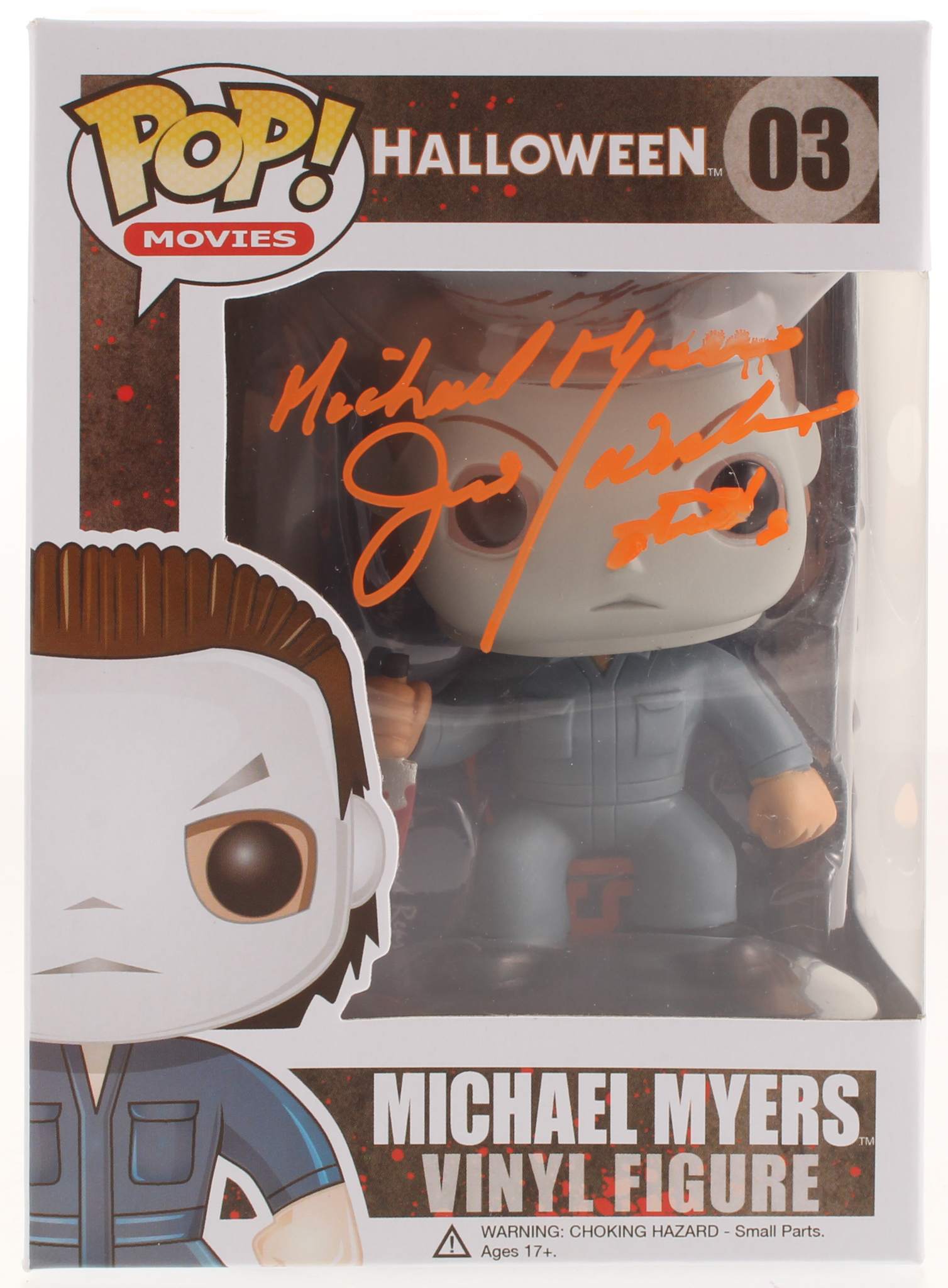 Jim Winburn Signed "Halloween" Michael Myers #03 Funko Pop! Vinyl ...