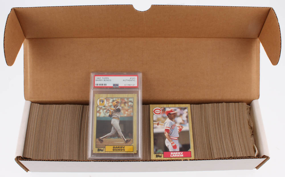 1987 Topps Complete Factory Set of (797) Baseball Cards with #320 Barry ...