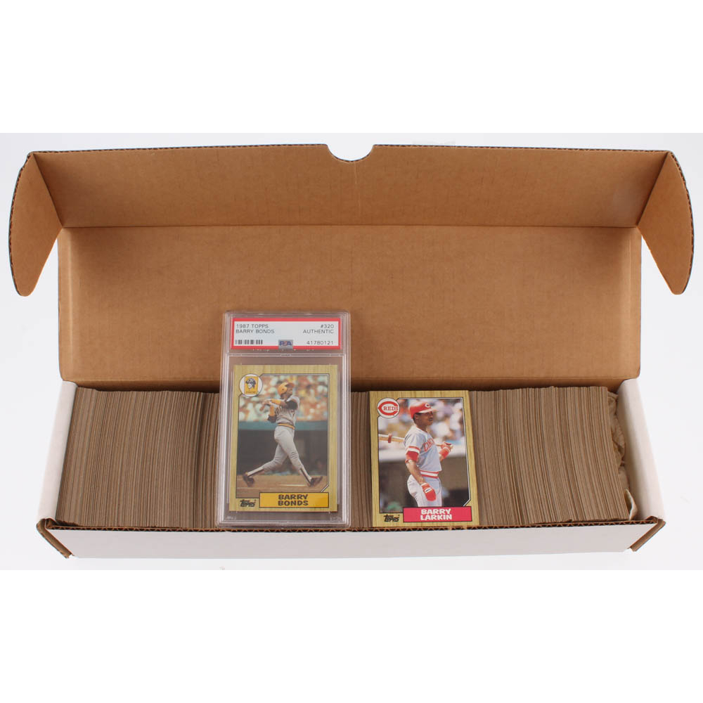 1987 Topps Complete Factory Set of (797) Baseball Cards with #320 Barry ...