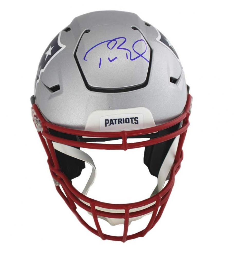 Tom Brady Signed New England Patriots Full-Size Authentic On-Field ...