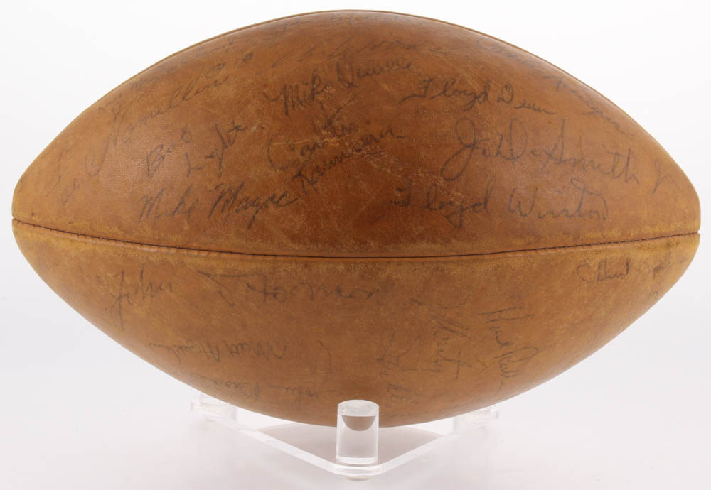 1963 San Francisco 49ers Logo Football Team-Signed by (41) with John ...