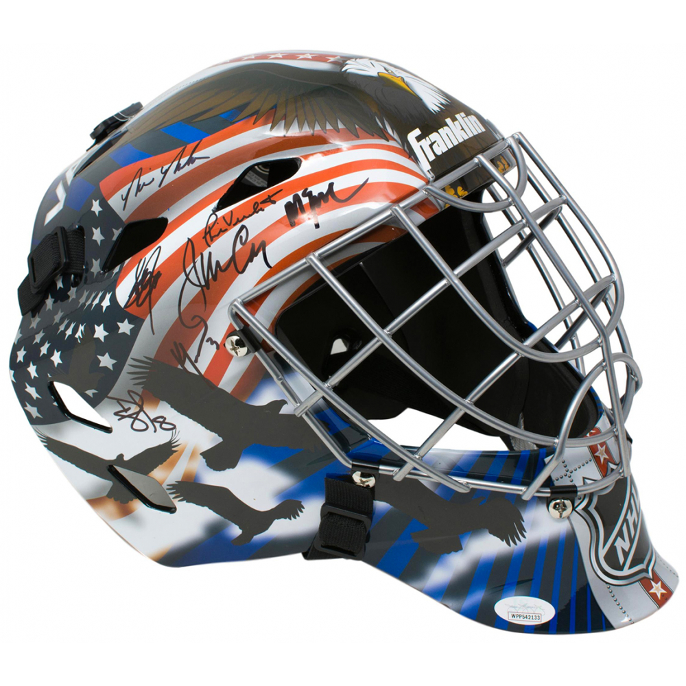 1980 Team USA Hockey "Miracle on Ice" Full-Size Goalie Mask Signed by ...