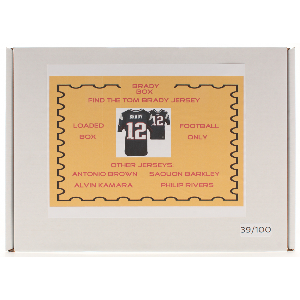 "Brady Box" Loaded Mystery Box - Football Series (Find the Tom Brady ...