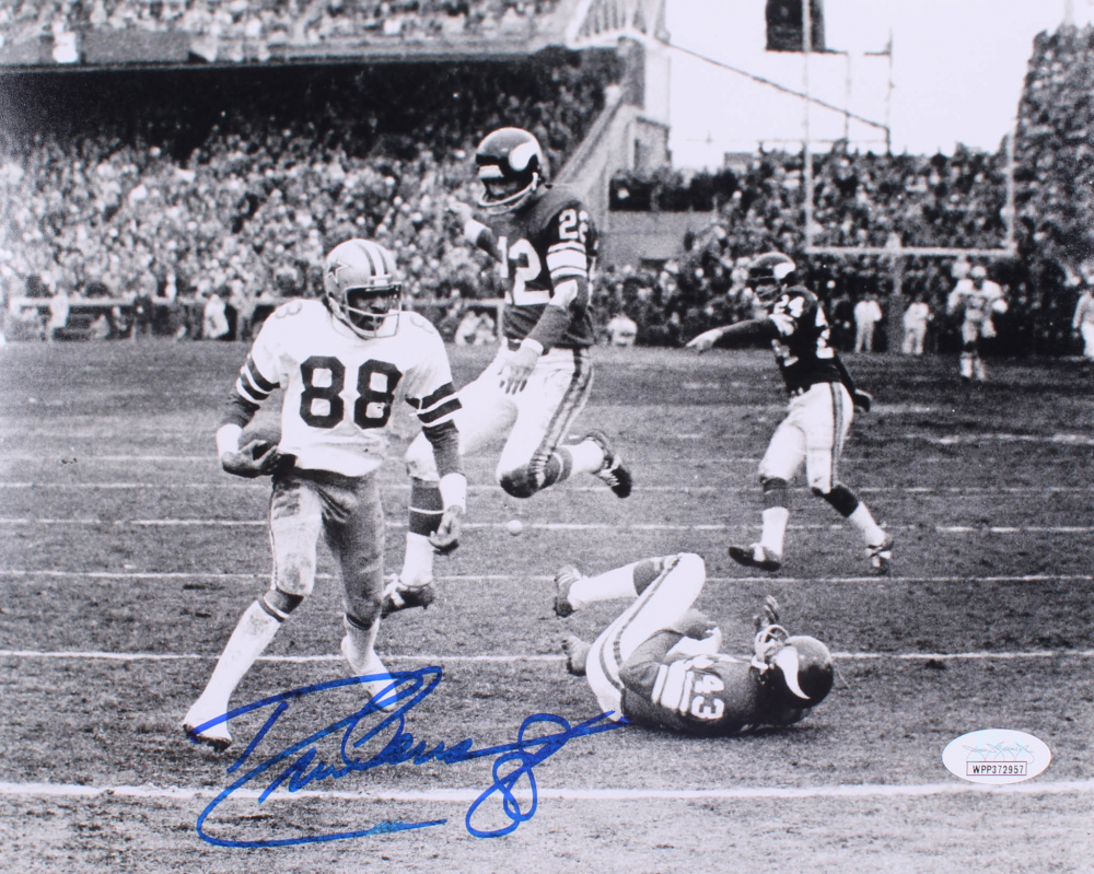 Drew Pearson Signed Dallas Cowboys 8x10 Photo (JSA Hologram) | Pristine ...