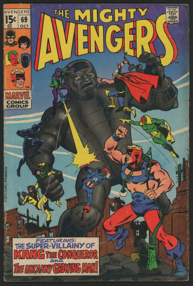 1969 "The Mighty Avengers" Issue #69 Marvel Comic Book | Pristine Auction