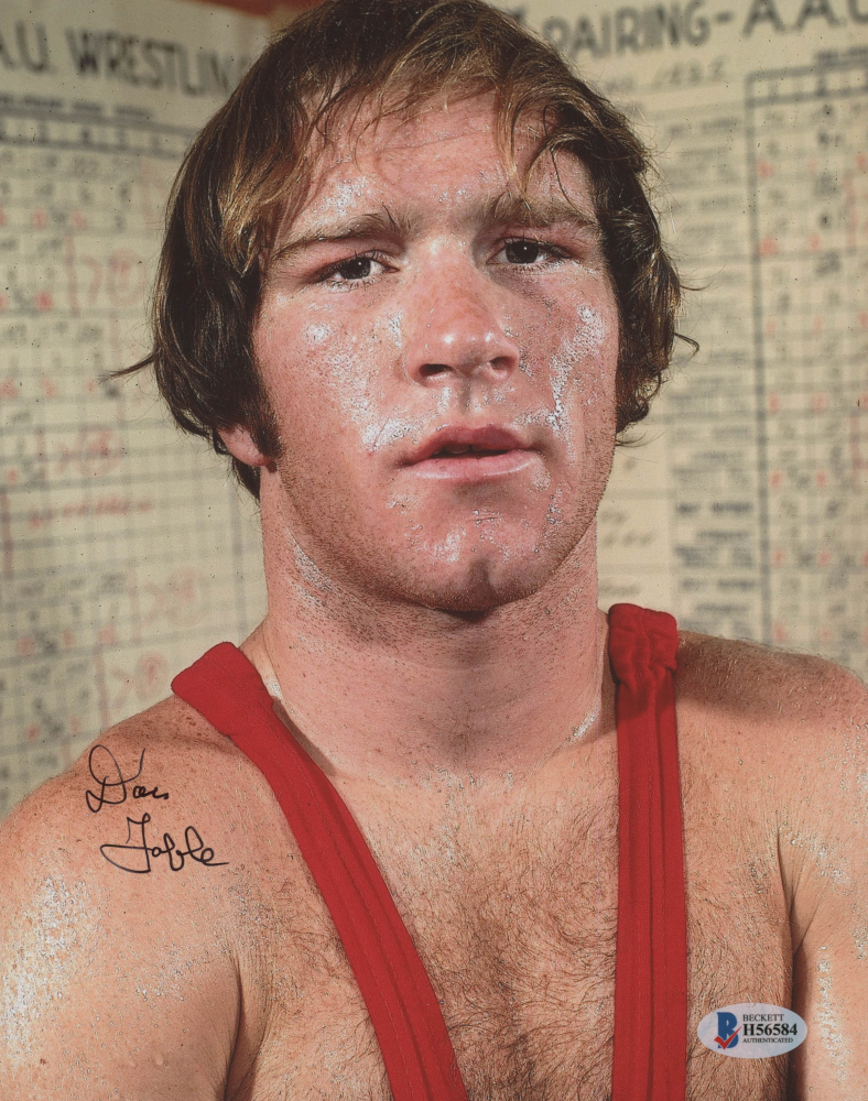 Dan Gable Signed Team USA 8x10 Photo (Beckett COA) | Pristine Auction