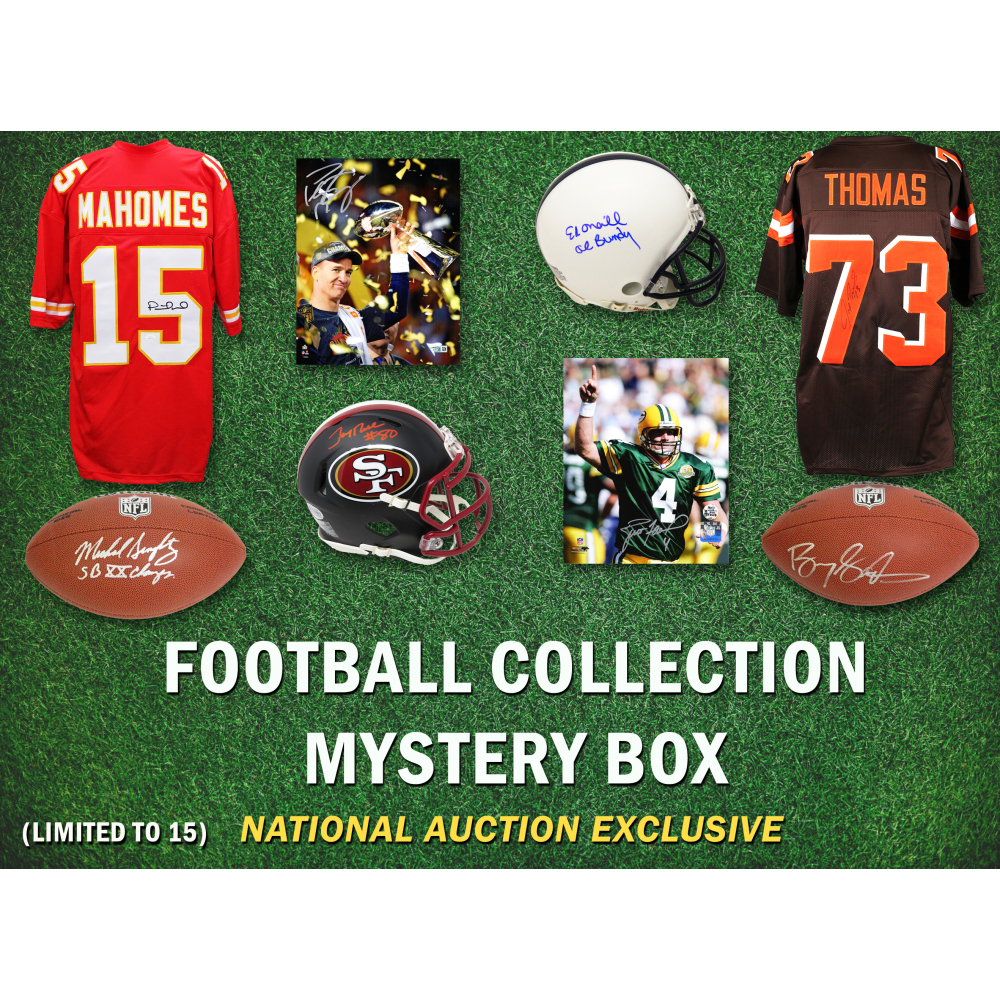 National Featured Auction Signed Football Collection Mystery Box ...