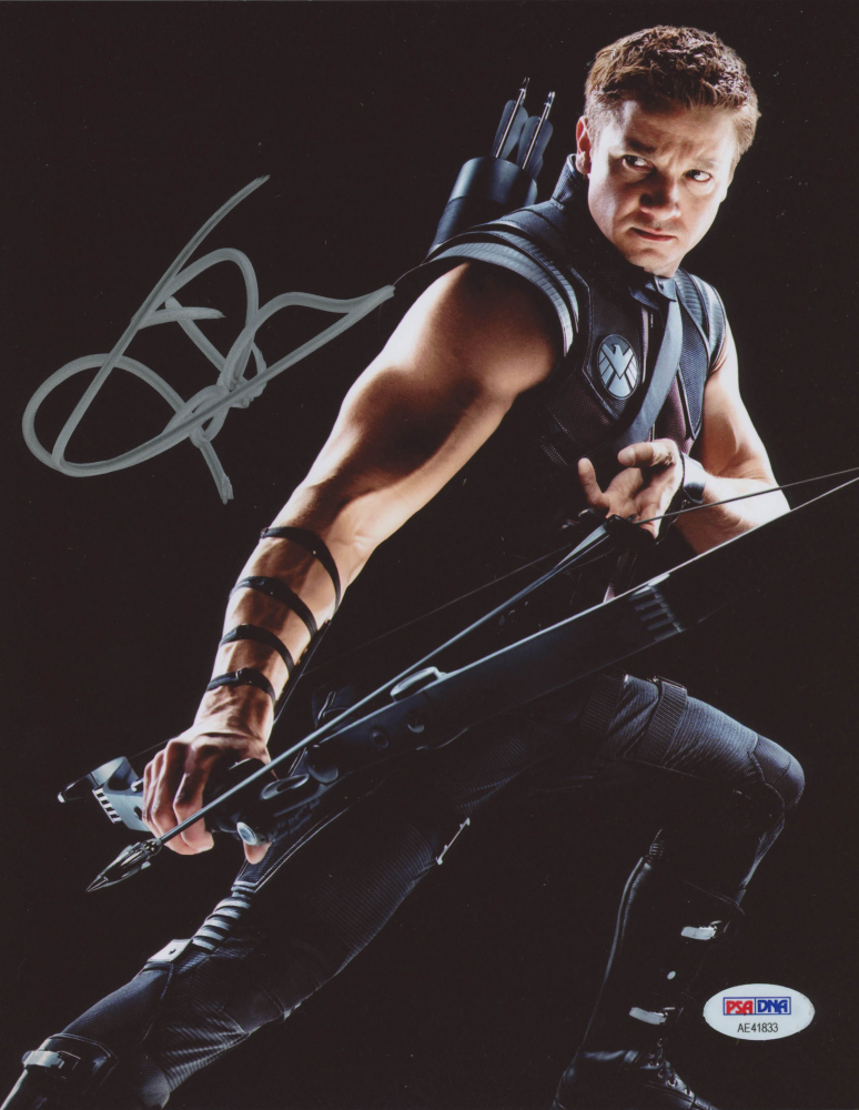 Jeremy Renner Signed "The Avengers" 8x10 Photo (PSA COA) | Pristine Auction