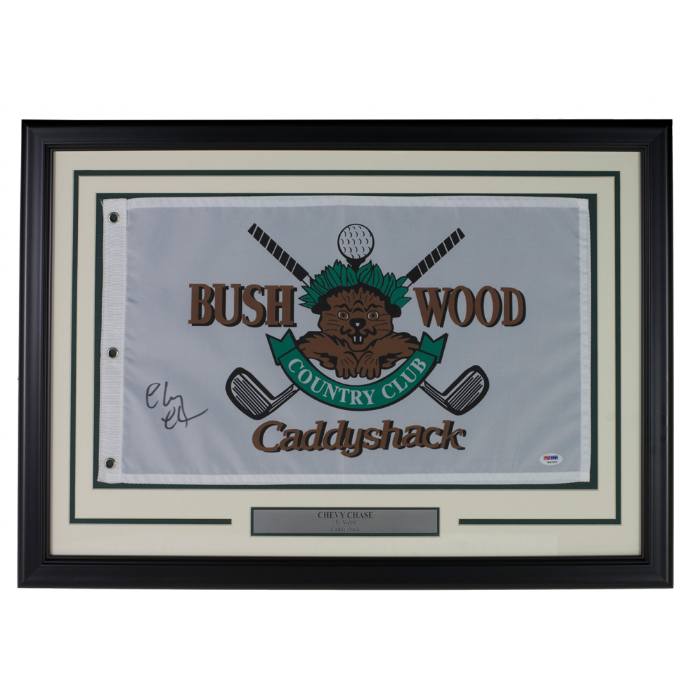 Chevy Chase Signed 20x28 Custom Framed "Caddyshack" Bushwood Country ...