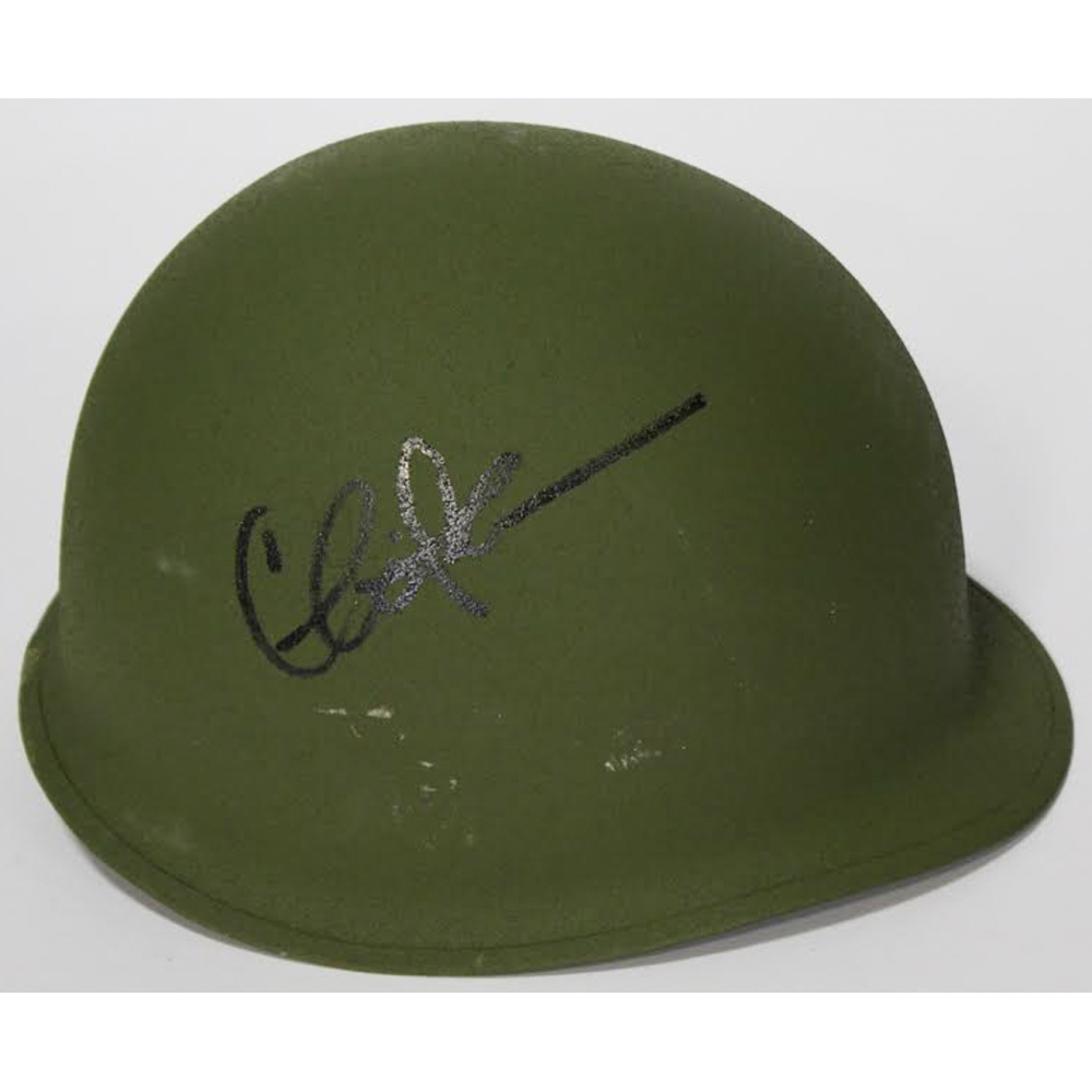 Charlie Sheen Signed "Platoon" Vietnam Era Army Helmet (PSA COA ...