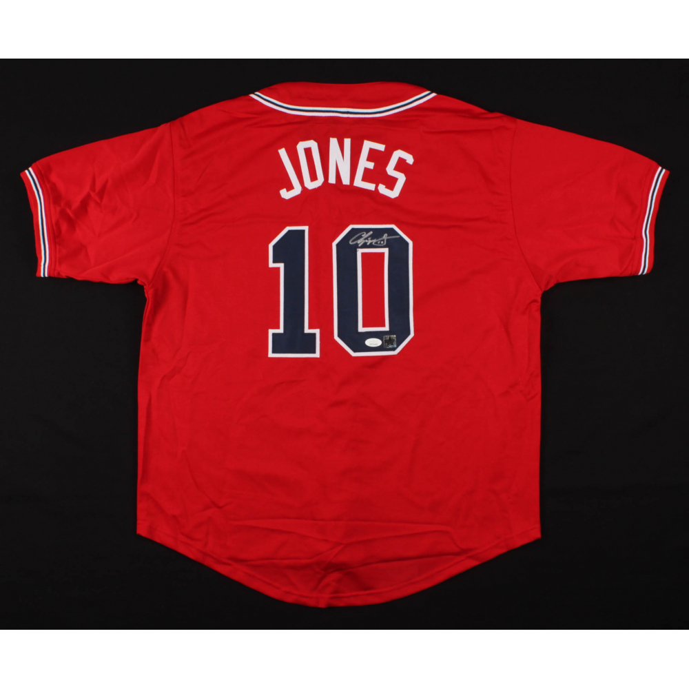Chipper Jones Signed Atlanta Braves Jersey (JSA COA) | Pristine Auction