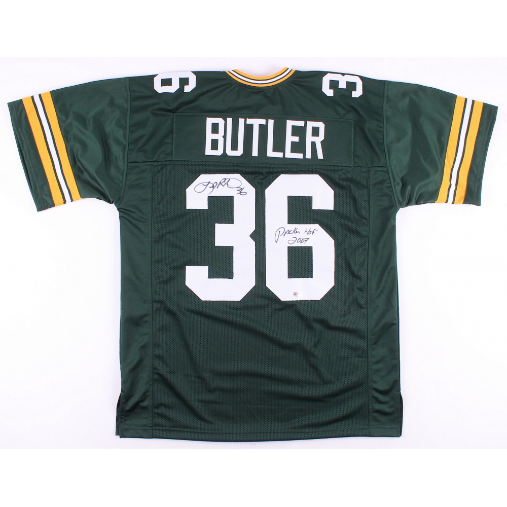 LeRoy Butler Signed Jersey Inscribed "Packer H.O.F. 2007" (PA ...