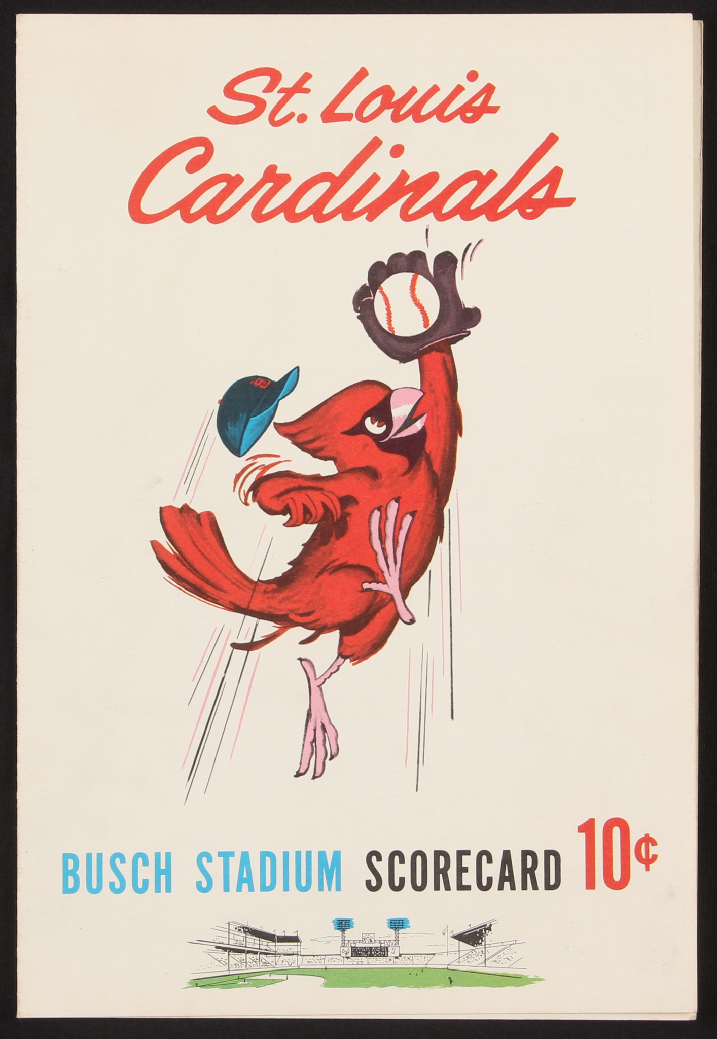 Vintage 1965 St. Louis Cardinals Official Scorecard | Pristine Auction