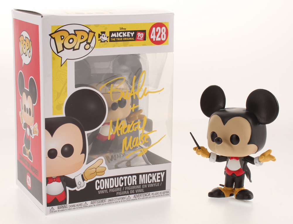 Bret Iwan Signed & Inscribed Mickey Mouse "Conductor Mickey" Disney ...
