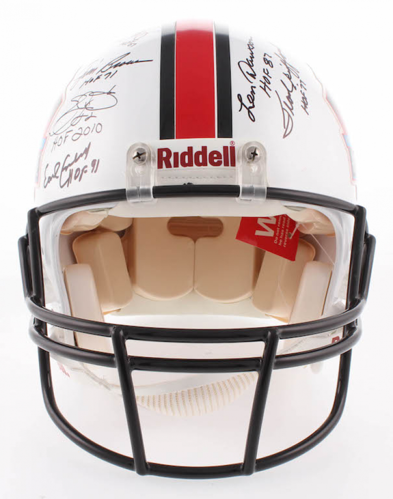 NFL Hall of Famers Full-Size Authentic On-Field Helmet Signed by (17 ...