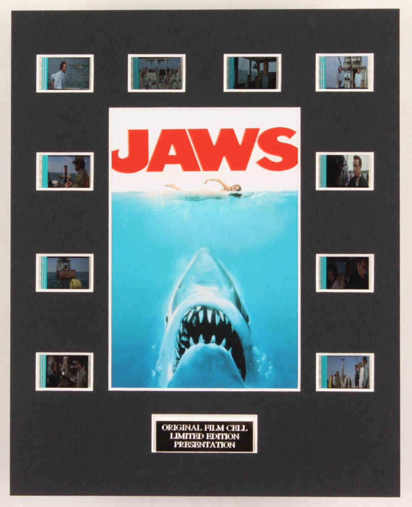 "Jaws" LE 8x10 Custom Matted Original Film / Movie Cell Display ...