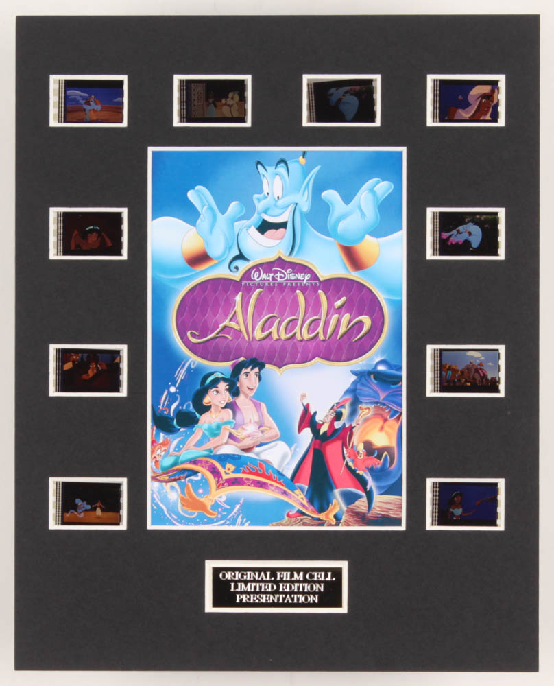 "Aladdin" LE 8x10 Custom Matted Original Film / Movie Cell Display ...
