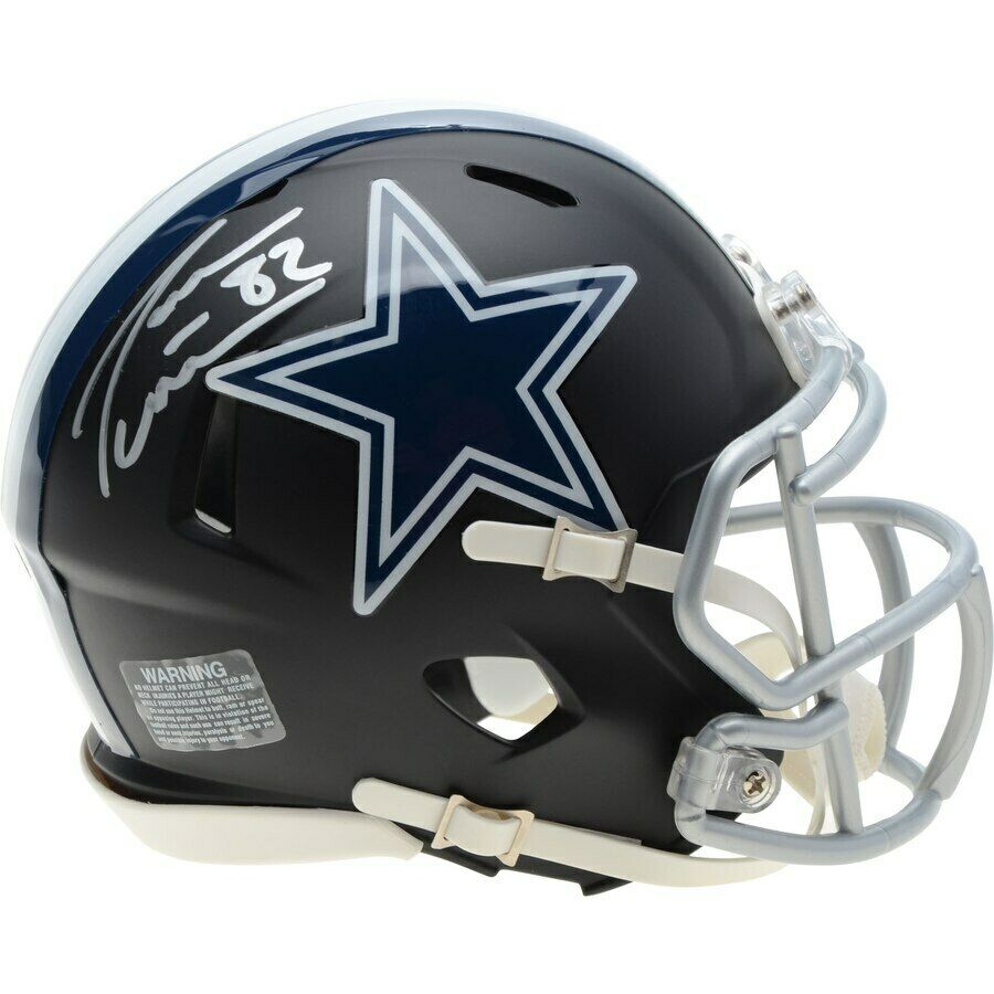 Jason Witten Signed Cowboys Matte Black Mini Speed Helmet (Fanatics ...