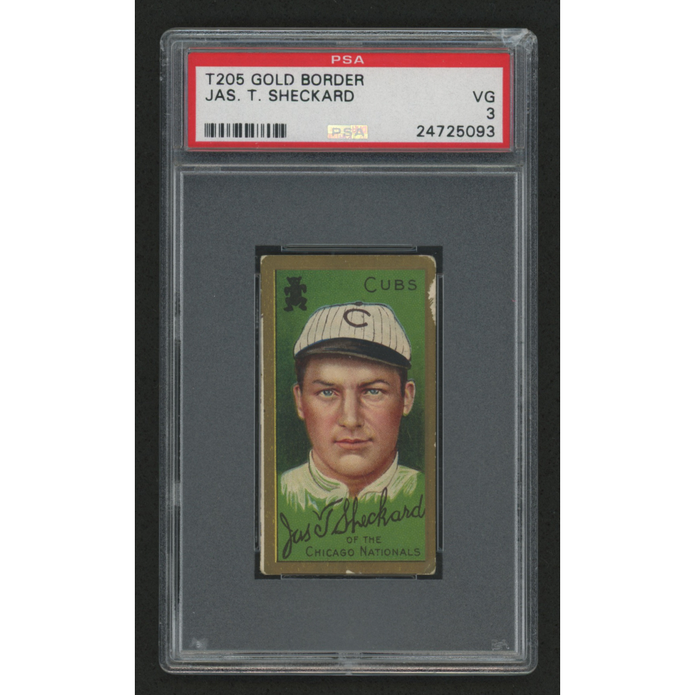 1911 T205 Gold Border #175 Jimmy Sheckard (PSA 3) | Pristine Auction